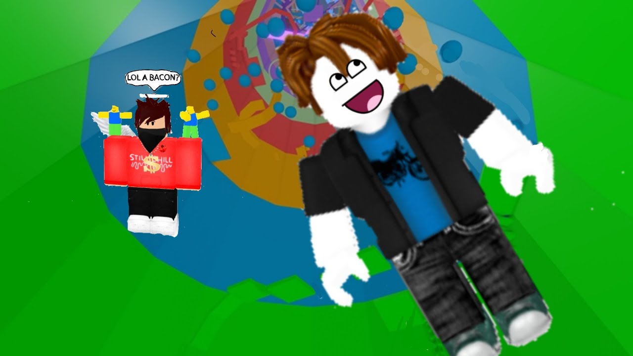 Racing people as a bacon-Roblox TOH - YouTube