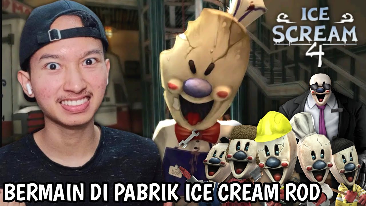 KITA SEMUA TERTANGKAP ROD!! - Ice Scream 4: Rod's Factory (Full ...