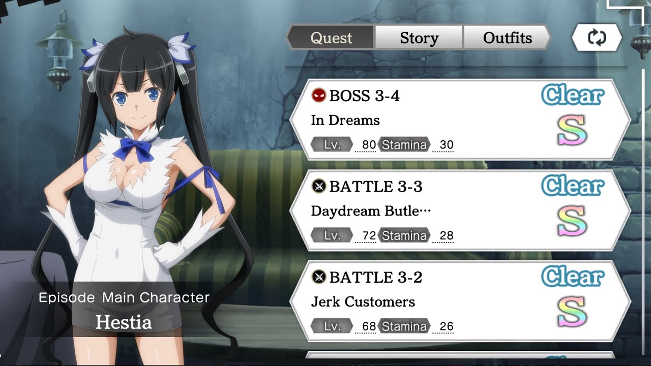 DanMachi - MEMORIA FREESE: Hestia Character Quests - YouTube