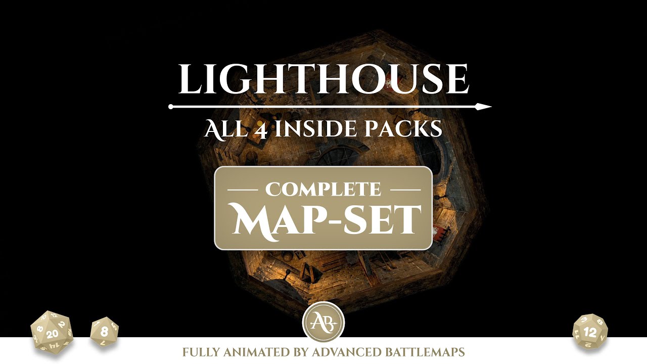 D&D | Pathfinder | Lighthouse - Complete Inside Map-Set | Animated ...