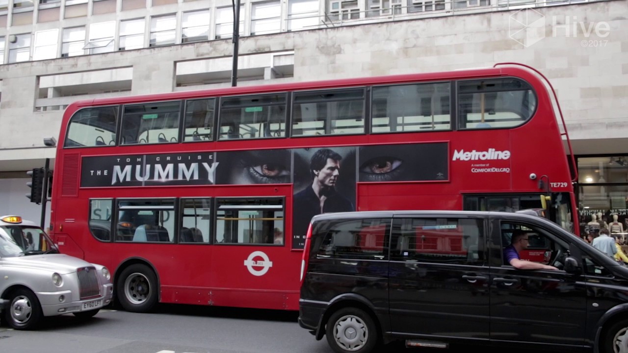 The Mummy Lenticular Buses (Universal Pictures) - YouTube