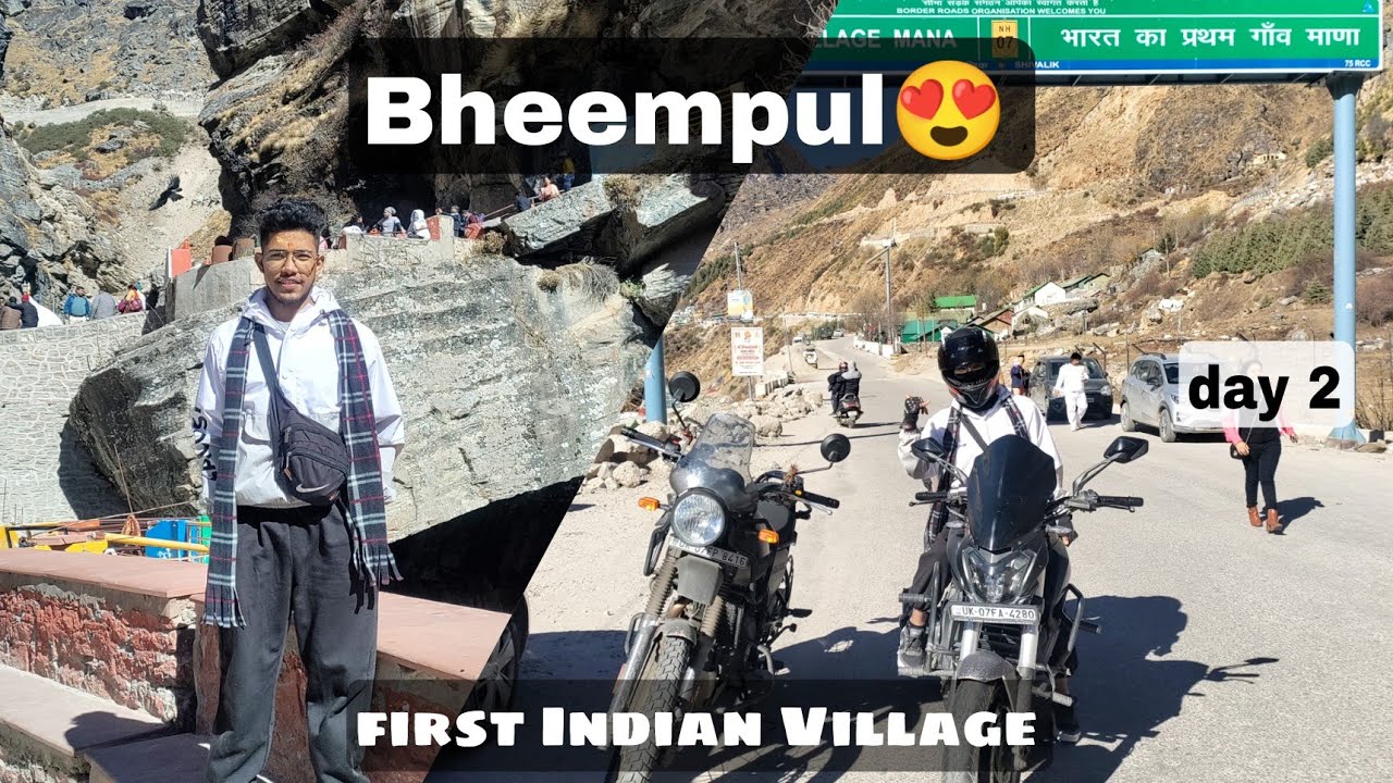 |Bheempul mana Village| |first Indian Village day 2 | exploring mana ...