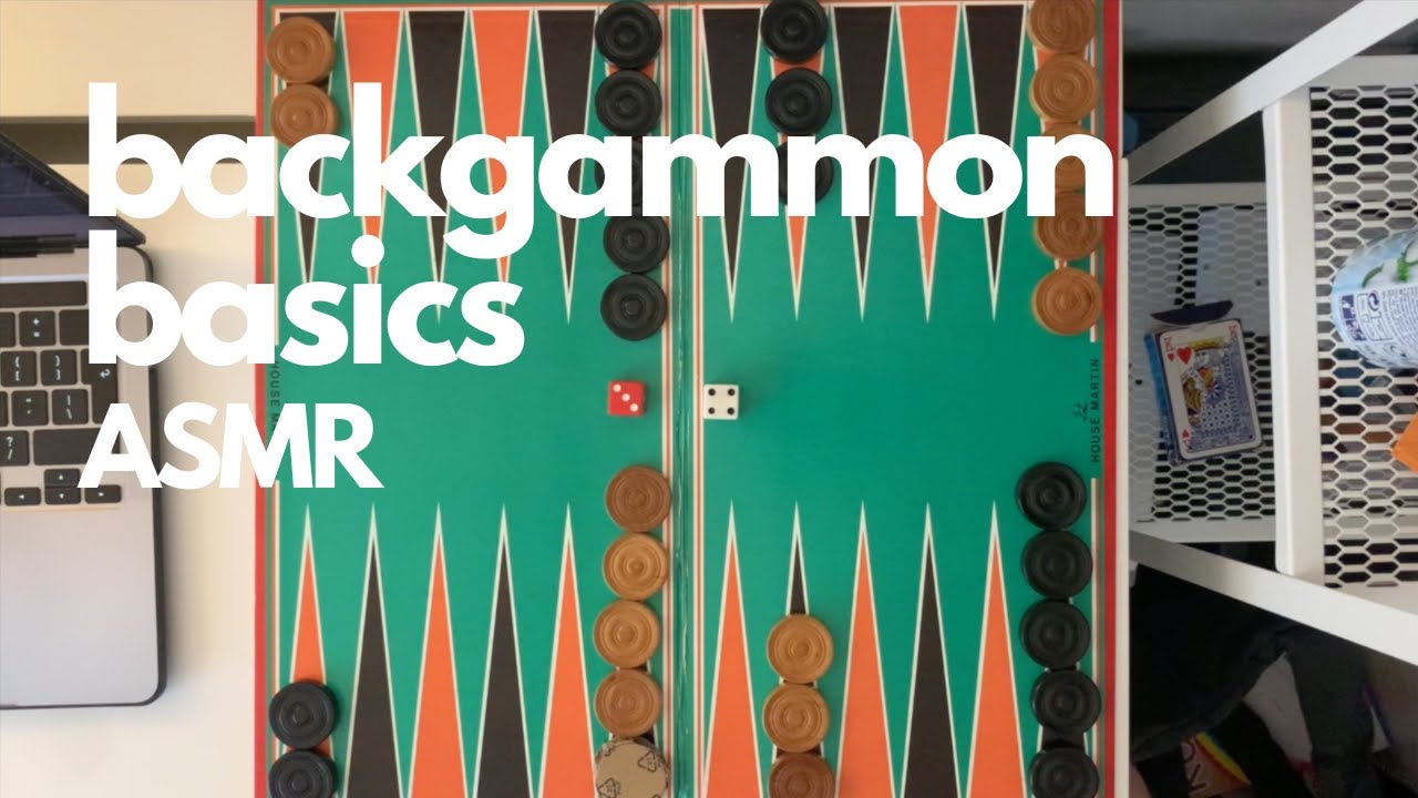 ASMR| Backgammon Basics - How to Backgammon ASMR. (soft spoken male, visual triggers) - YouTube