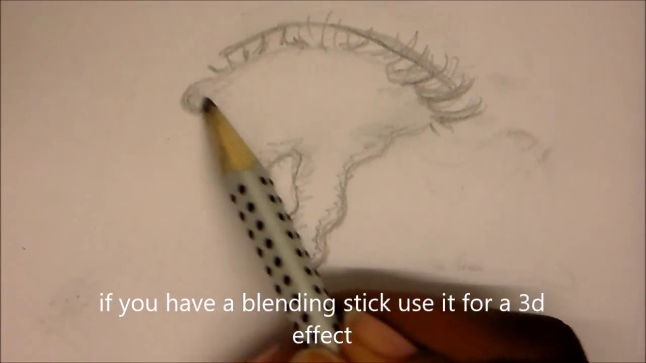 How to draw a cartoon dripping eye Tutorial - YouTube