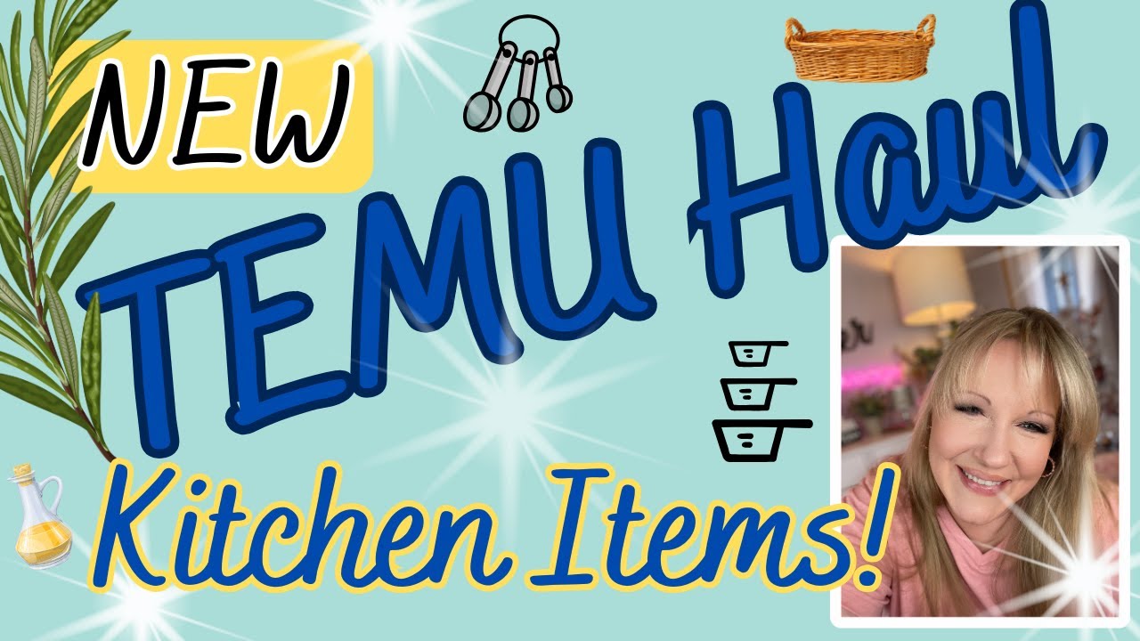 NEW TEMU HAUL KITCHEN ITEMS! PLUS Review on a few items! - YouTube