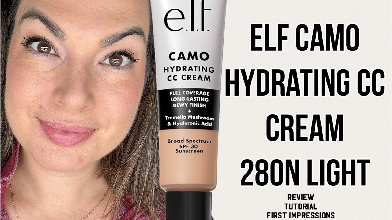 Elf Camo Hydrating CC Cream - Light 280N: Epic Review, Tutorial & First ...