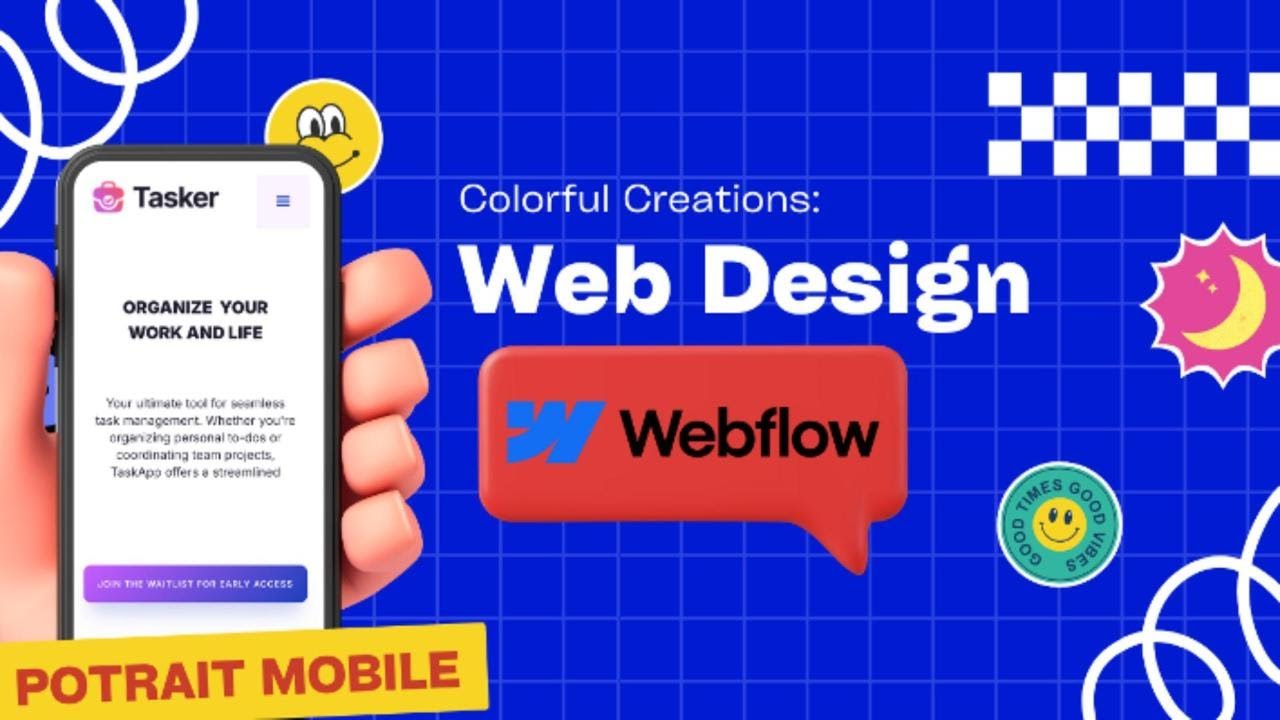Web Design ( Potrait Mobile responsive design ) | Webflow - YouTube