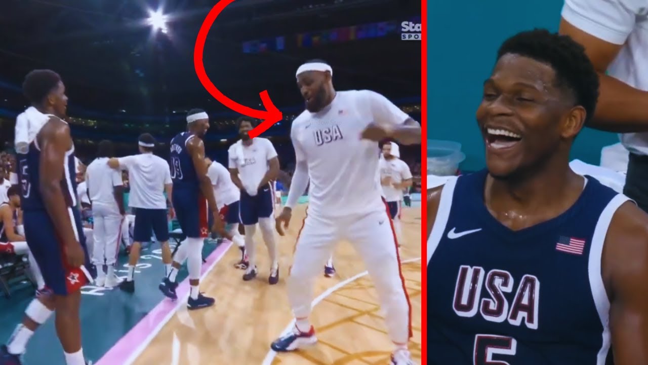 Lebron James Fun With Anthony Edwards' INSANE Windmill Dunk Stuns VS ...