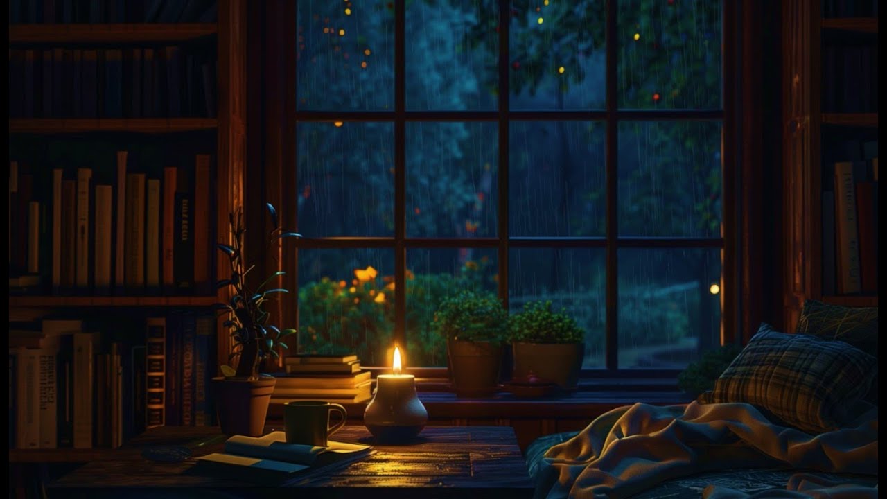 Rainy Ambience for Deep Sleep 🌧️ | Rain Storm Sounds for Relaxation and ...