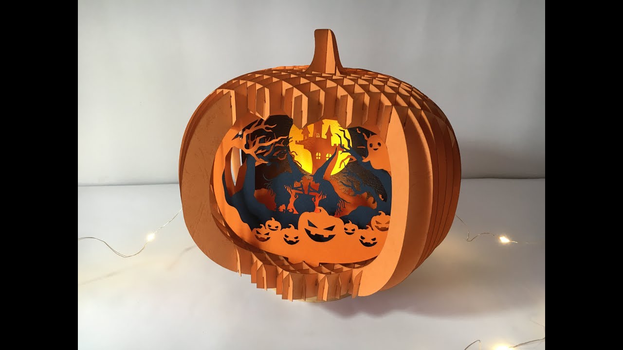 HOW TO MAKE HALLOWEEN PUMPKIN - YouTube