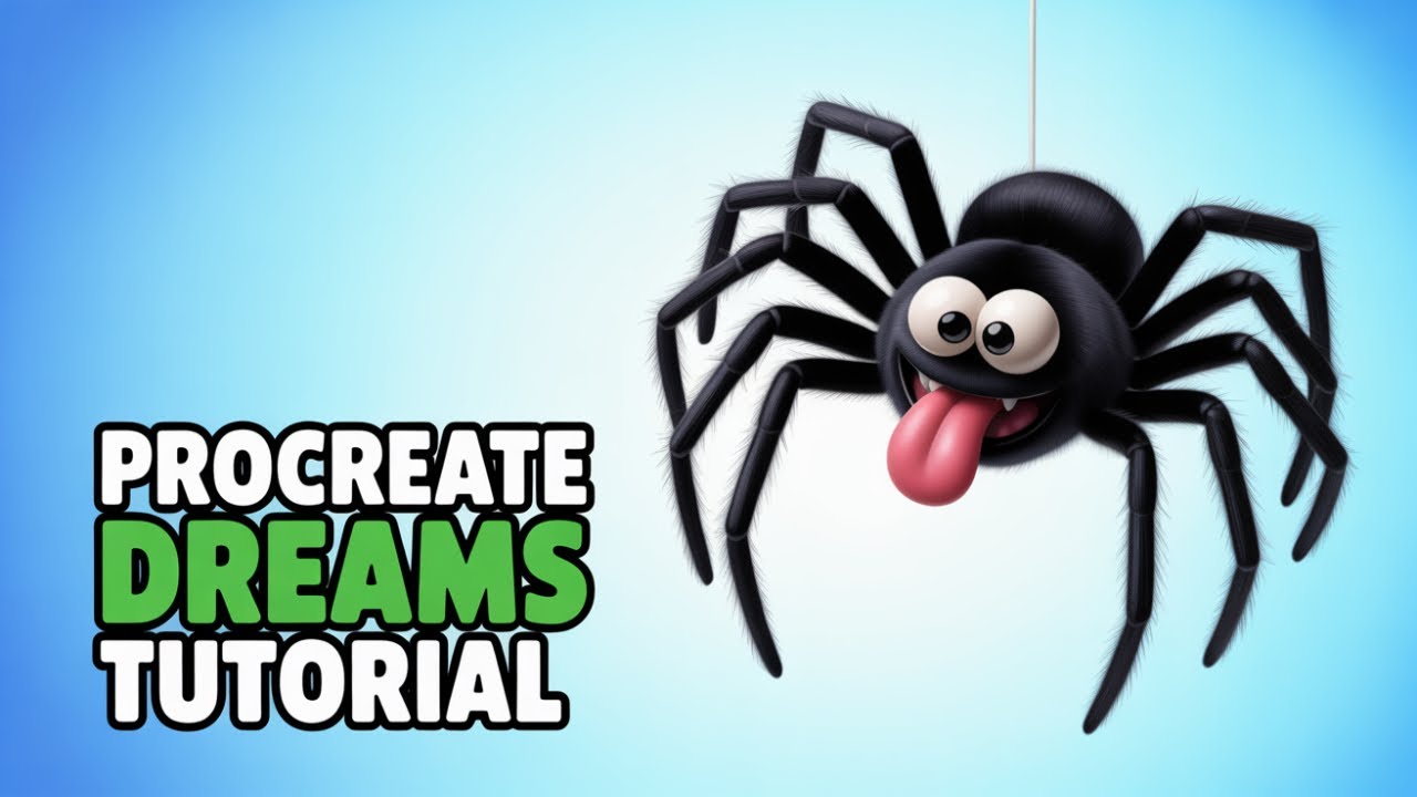 Master Procreate Dreams Tutorial with this Simple Spider Animation Technique - YouTube