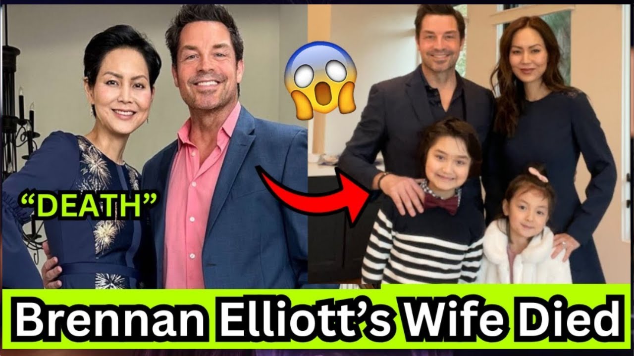 Hallmark Star Brennan Elliott Mourns Wife Camilla Row's Passing - YouTube