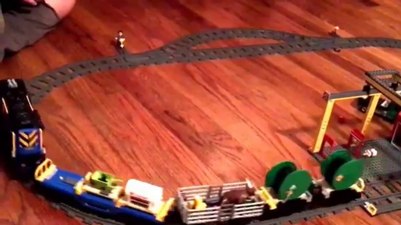 Lego remote controlled train set - YouTube