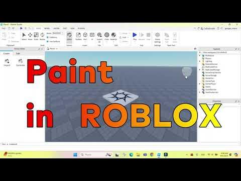 ROBLOX | How To Paint In Roblox Studio | Let`s Do Tech | Roblox Studio Tutorials - YouTube