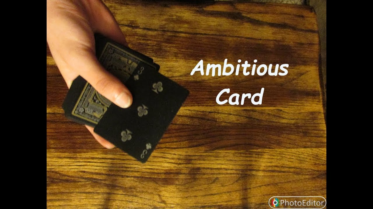 Ambitious Card Routine! Card Trick Tutorial - YouTube