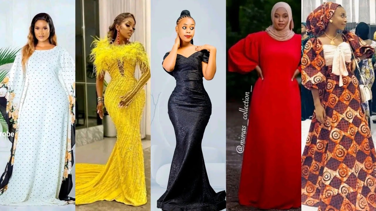 MISHONO YA MAGAUNI YA VITAMBAA ANKARA LACES STYLE KAFTAN BUBU DRESS ...