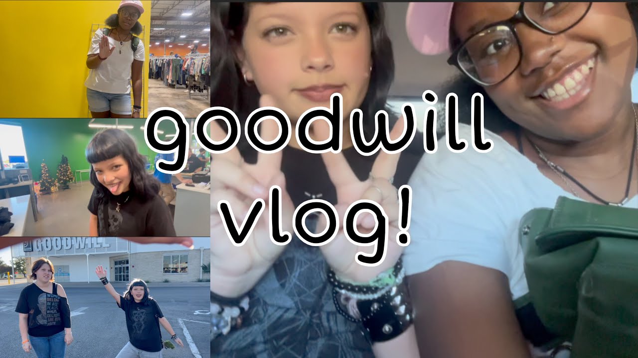 cute little shopping at goodwill vlog! - YouTube