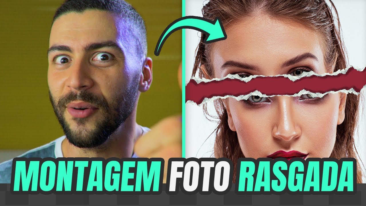 Montagem FOTO RASGADA no Photoshop - YouTube