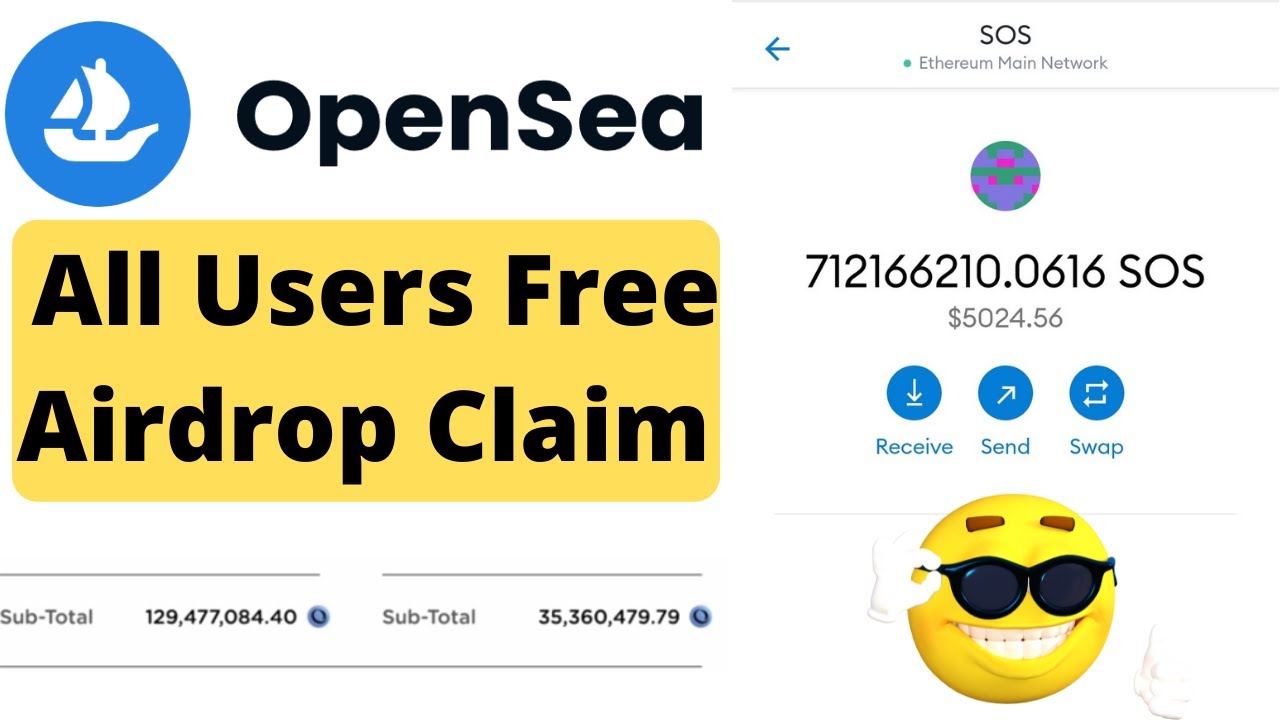 SOS AIRDROP FOR ALL OPENSEA USERS 🚀 🔥 | I RECEIVED ₹ 1.3 LAKH WORTH SOS ...