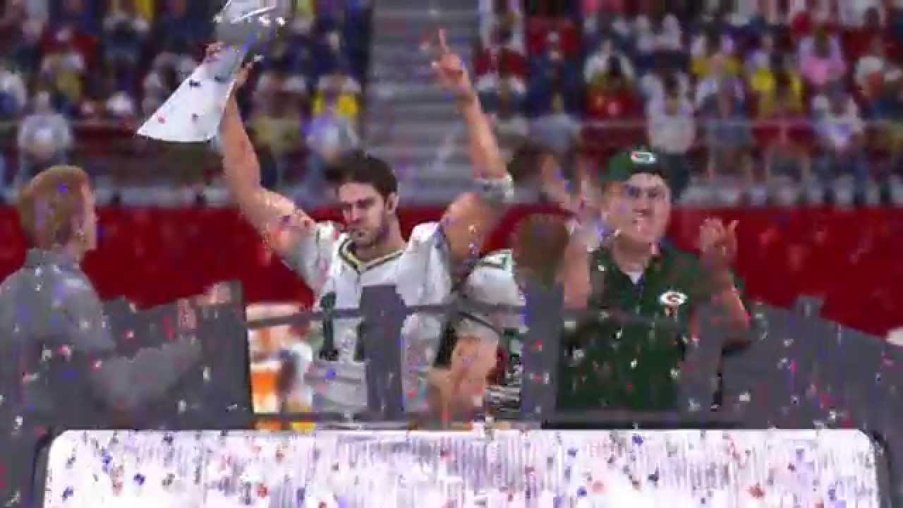 Madden NFL 15 - Green Bay Packers Super Bowl Celebration - YouTube
