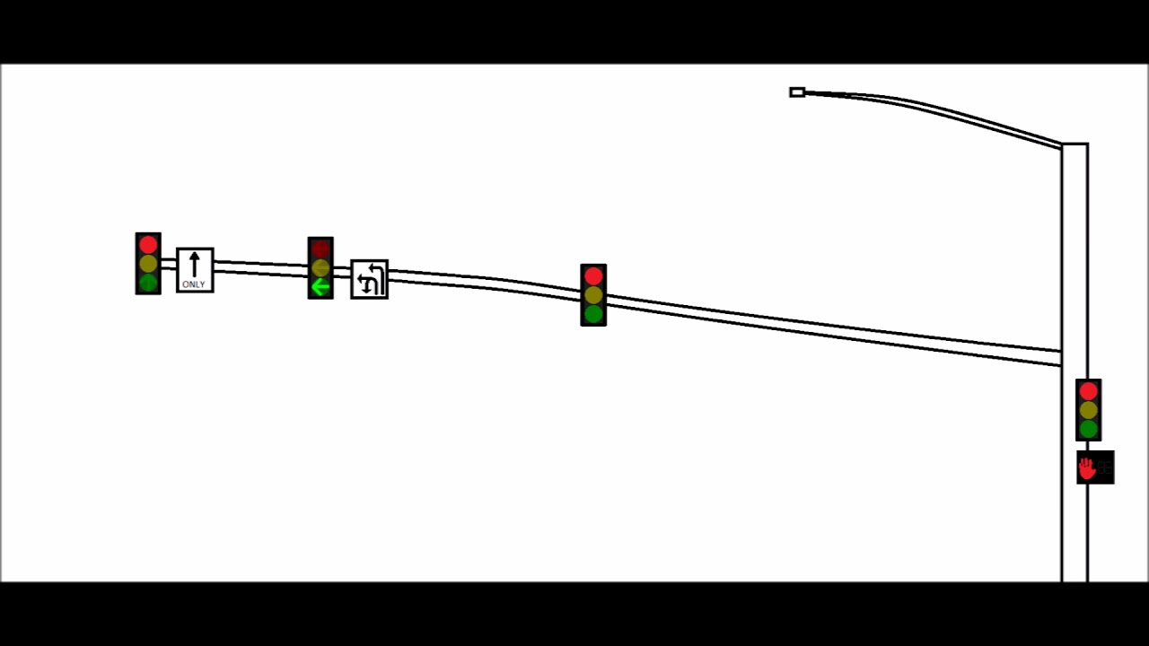 Traffic Signal Animation - YouTube