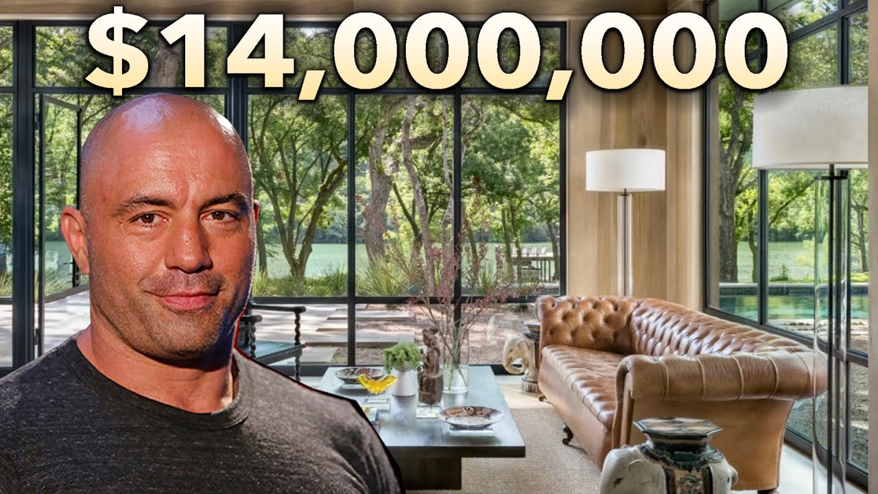 Inside Joe Rogan’s $14,000,000 Megamansion in Texas with RUSTIC BAR ...