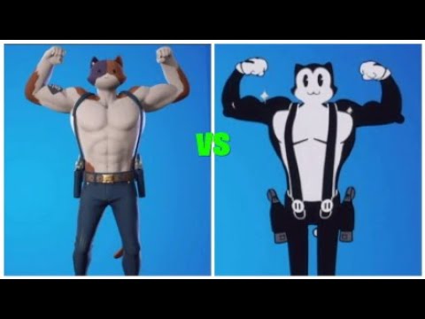 Meowscles VS Toon Meowscles - YouTube