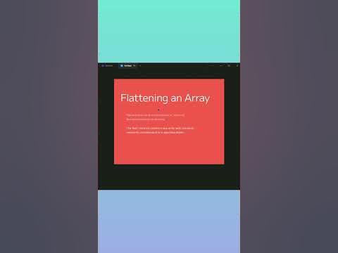 Javascript flat() method 😎🥳🤠 || #ytshorts #shortsfeed #viral #js #codingisfun #like # ...