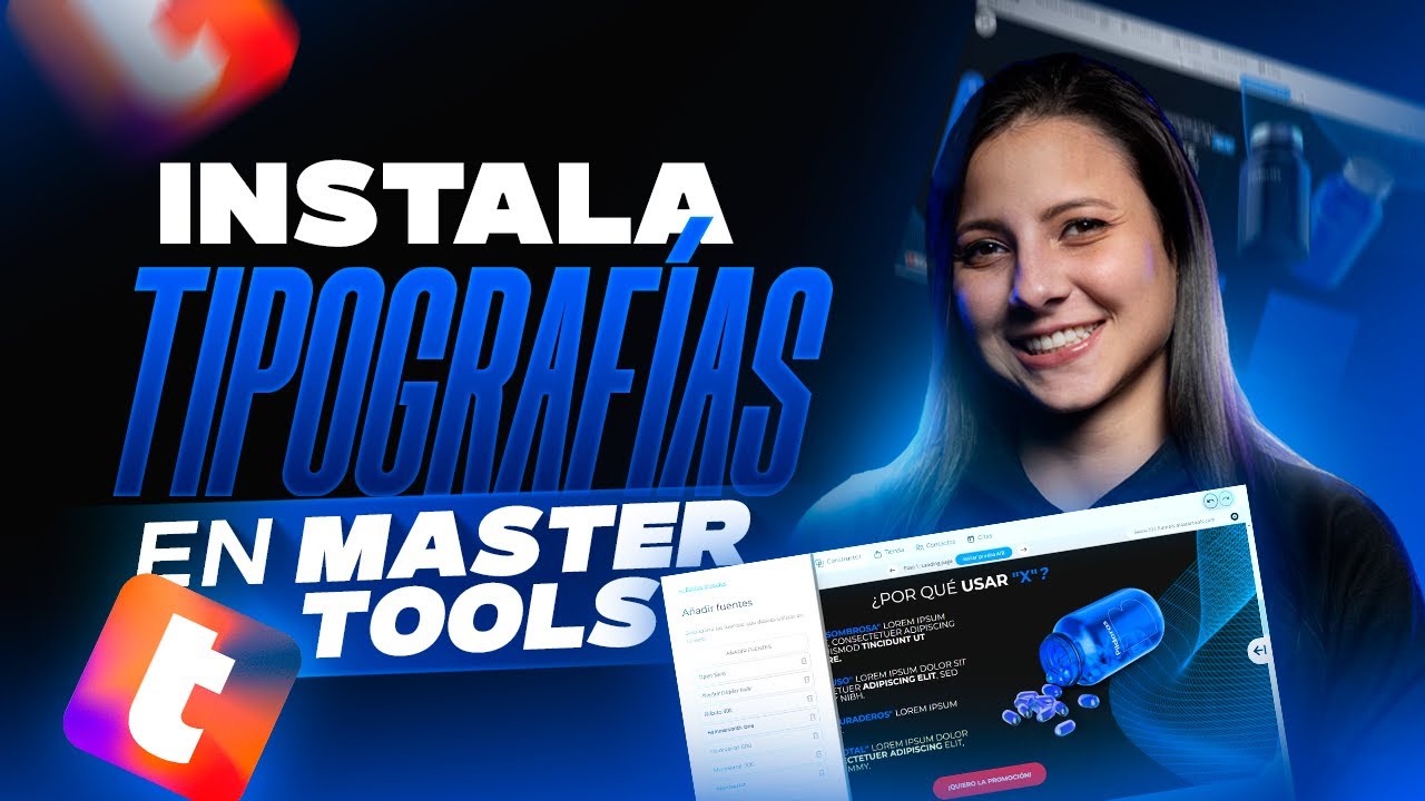 Cómo agregar cualquier tipo de letra a MasterTools - YouTube