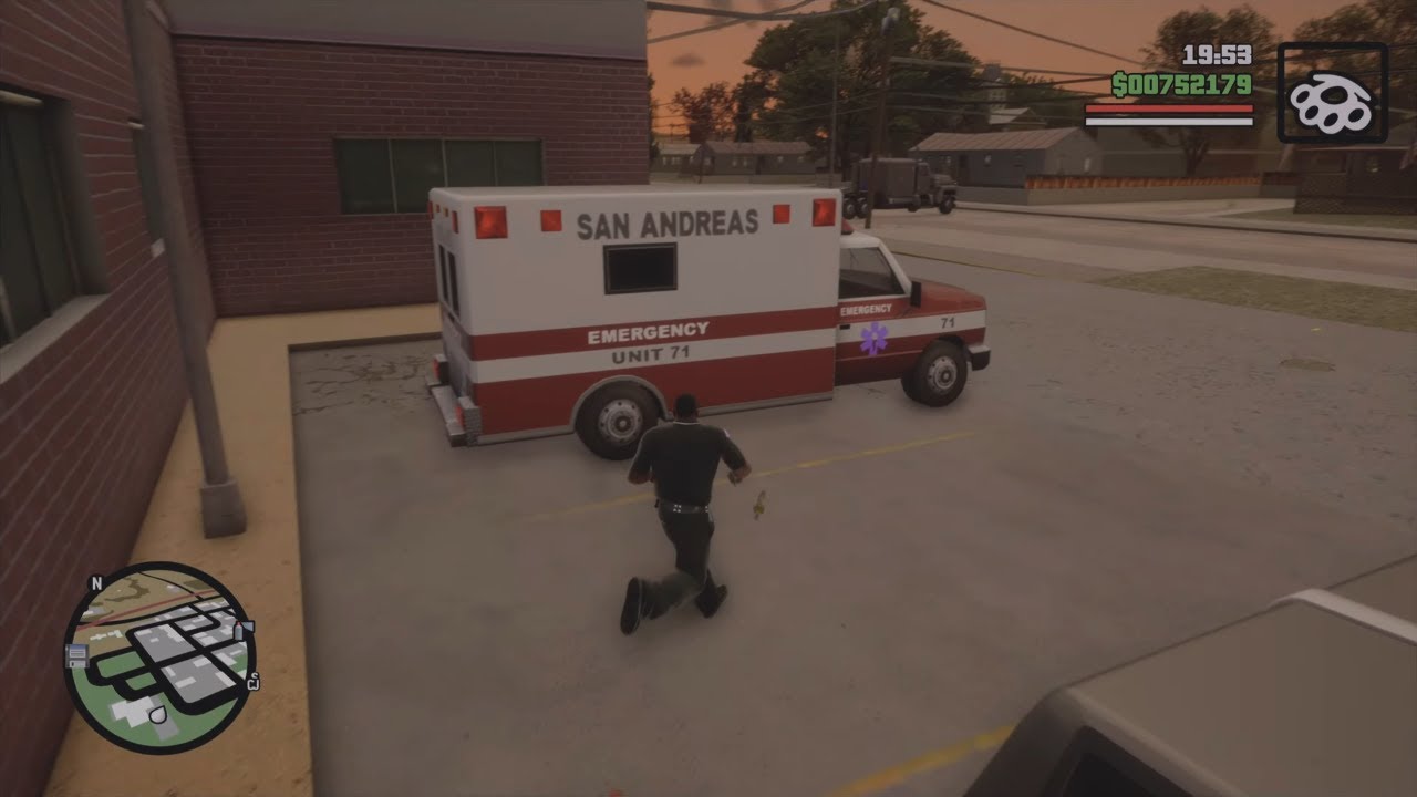 4K GTA San Andreas The Definitive Edition Paramedic & Max Health - YouTube