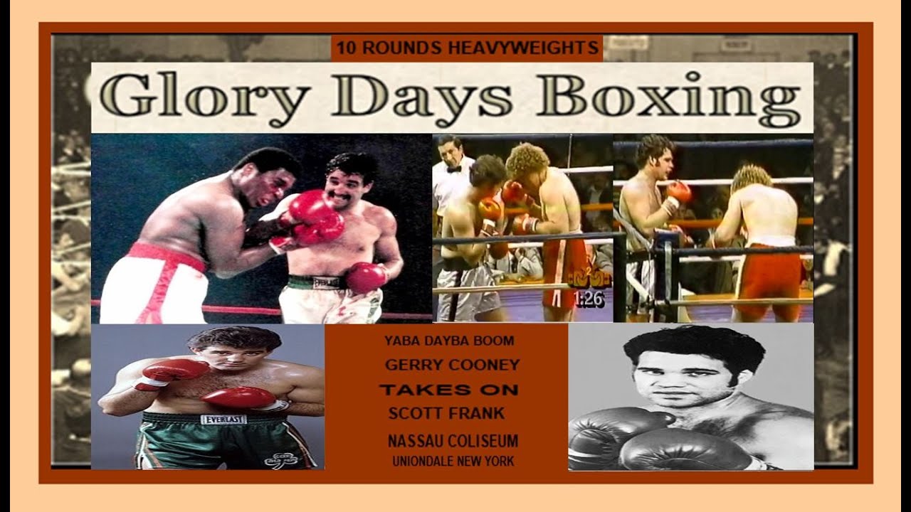 Glory Days Boxing-Card & Dice - Gerry Cooney vs Scott Frank 10 Rounds ...