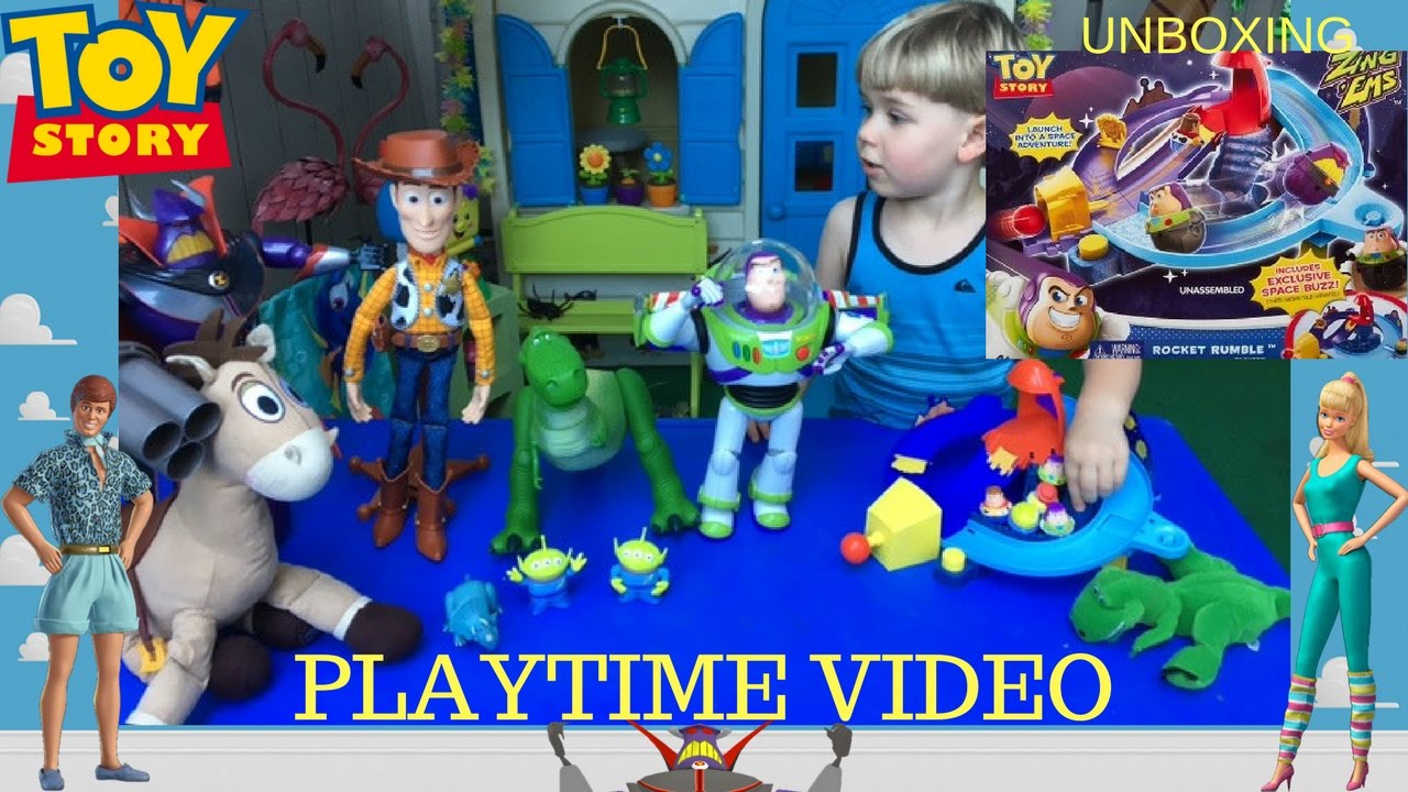 Toy Story Rocket Rumble Zing Ems Unboxing Adventure! - YouTube