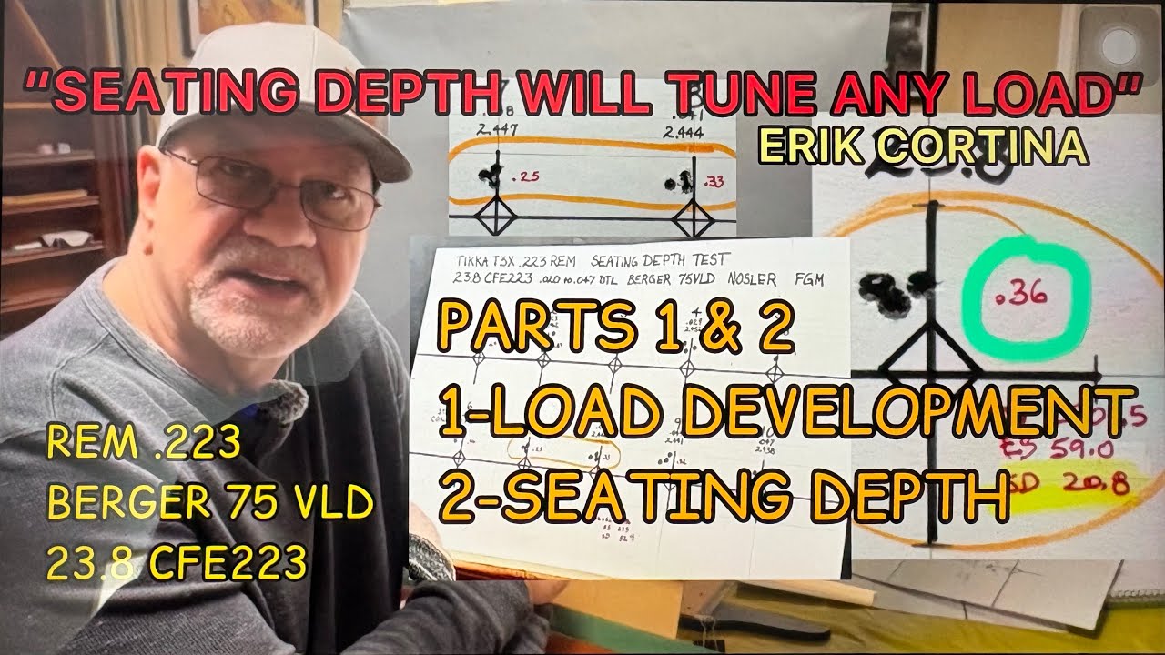 “Seating depth will tune any load.” Part 1: Load Development; Part 2 ...