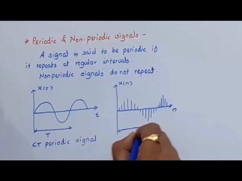 Periodic & Non-Periodic Signals | Signals & Systems | Classification of Signals - YouTube