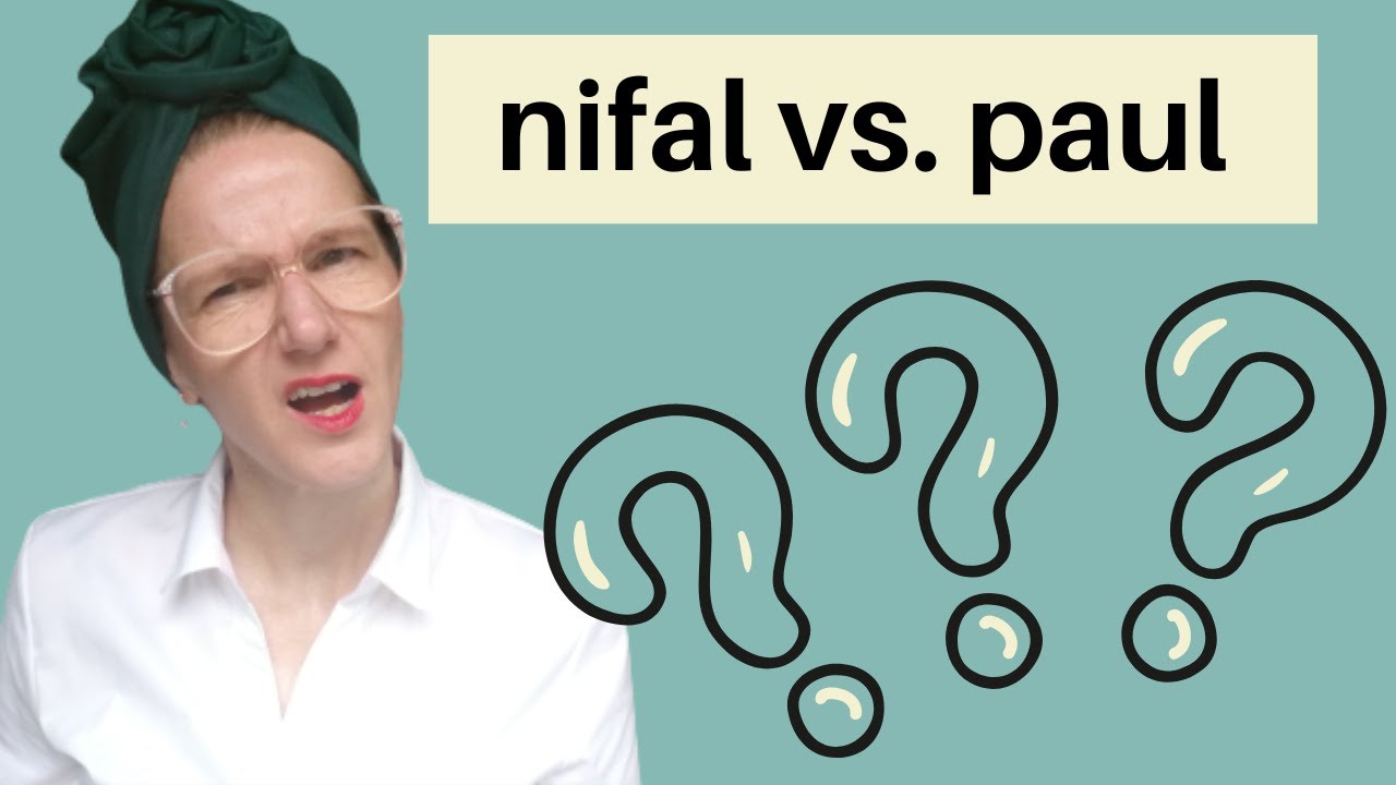 #Hebrew verbs: nifal vs. paul (not pual!) - YouTube