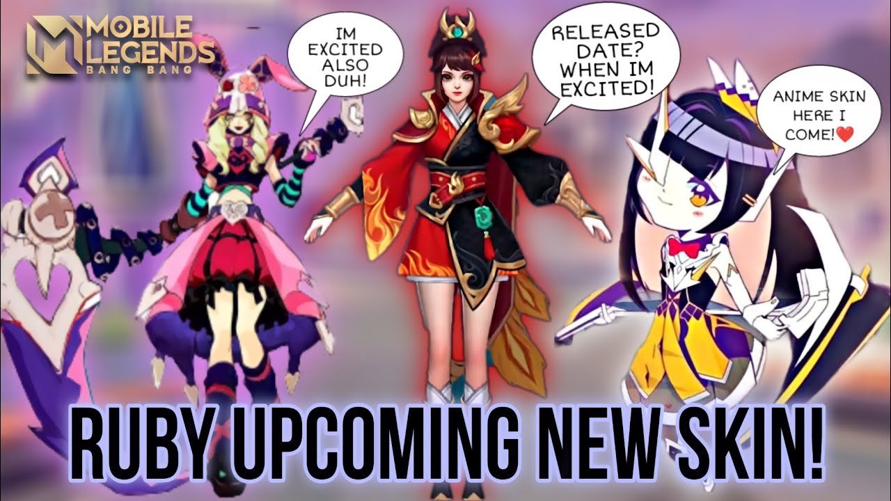 RUBY ALL UPCOMING SKINS! | RUBY ANIME SKIN | RUBY ANIME SKIN | RUBY ...