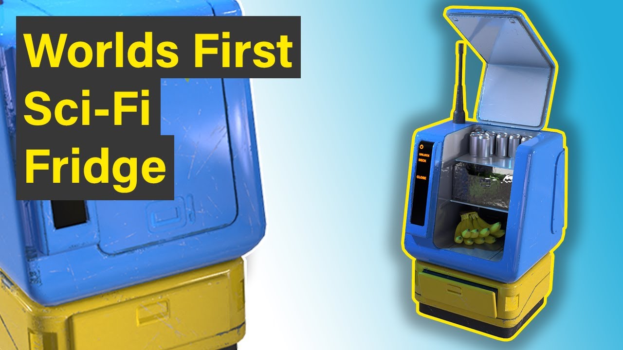 Making of Sci-Fi Fridge - Weighted Normals Are Your Friend - YouTube