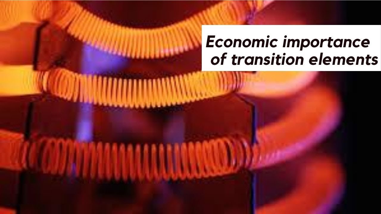 4-The economic importance of 1st transition series elements (3rd year ...