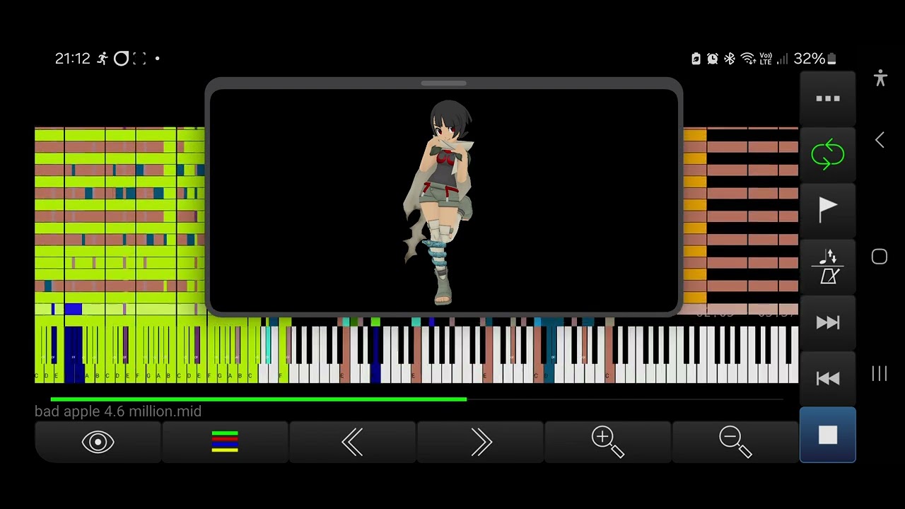 bad apple 4 million notes soundfont pokémon omega ruby and alpha - YouTube