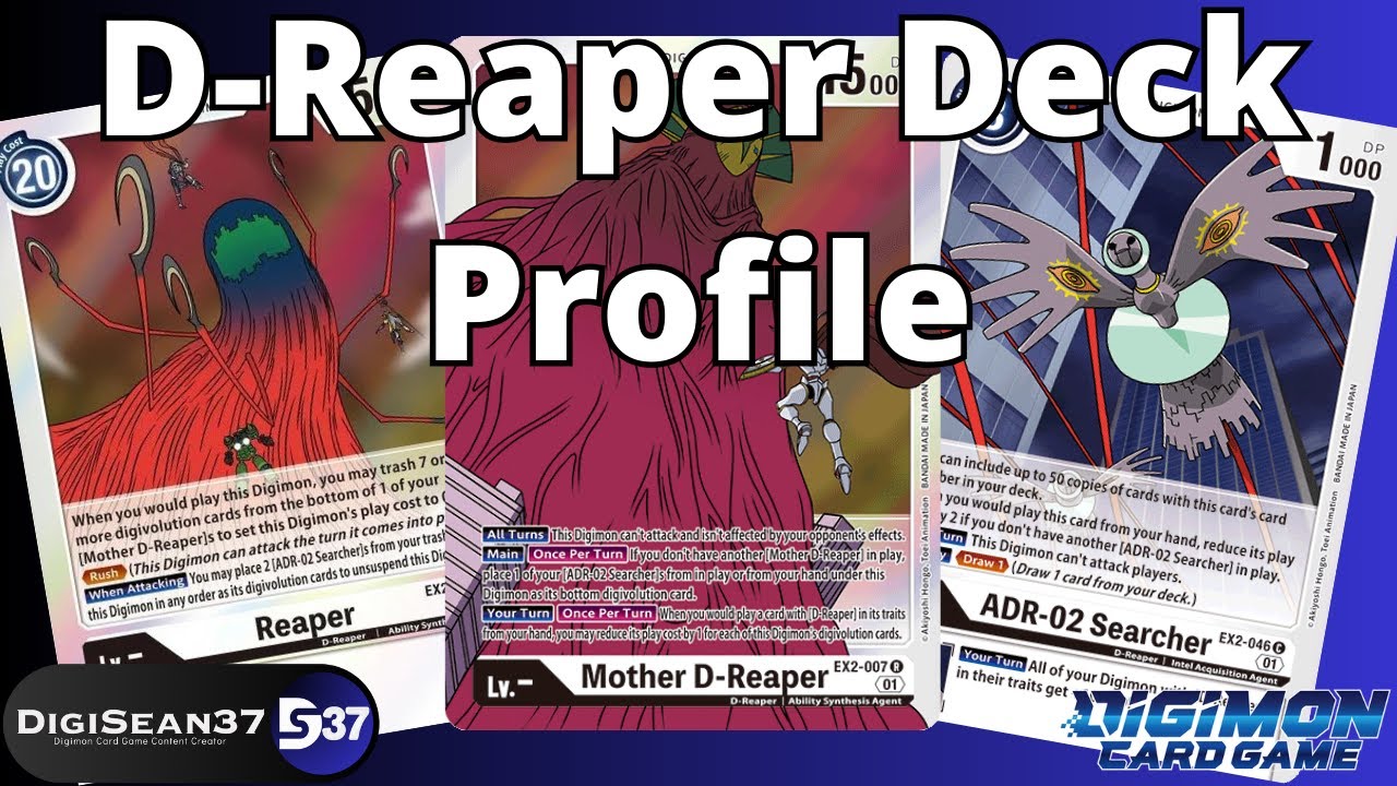 D-Reaper Deck Profile | Digimon Card Game | BT15 Exceed Apocalypse ...
