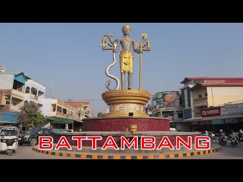 CITY TOUR BATTAMBANG CAMBODIA.BEST TOWN IN CAMBODIA.A HAPPY TOWN. #battambang #Cambodia #poverty