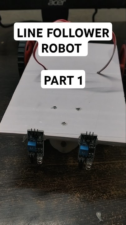 Line Follower robot part 1 #music #tech #arduino #car #linefollower #robotics #robot #shorts # ...