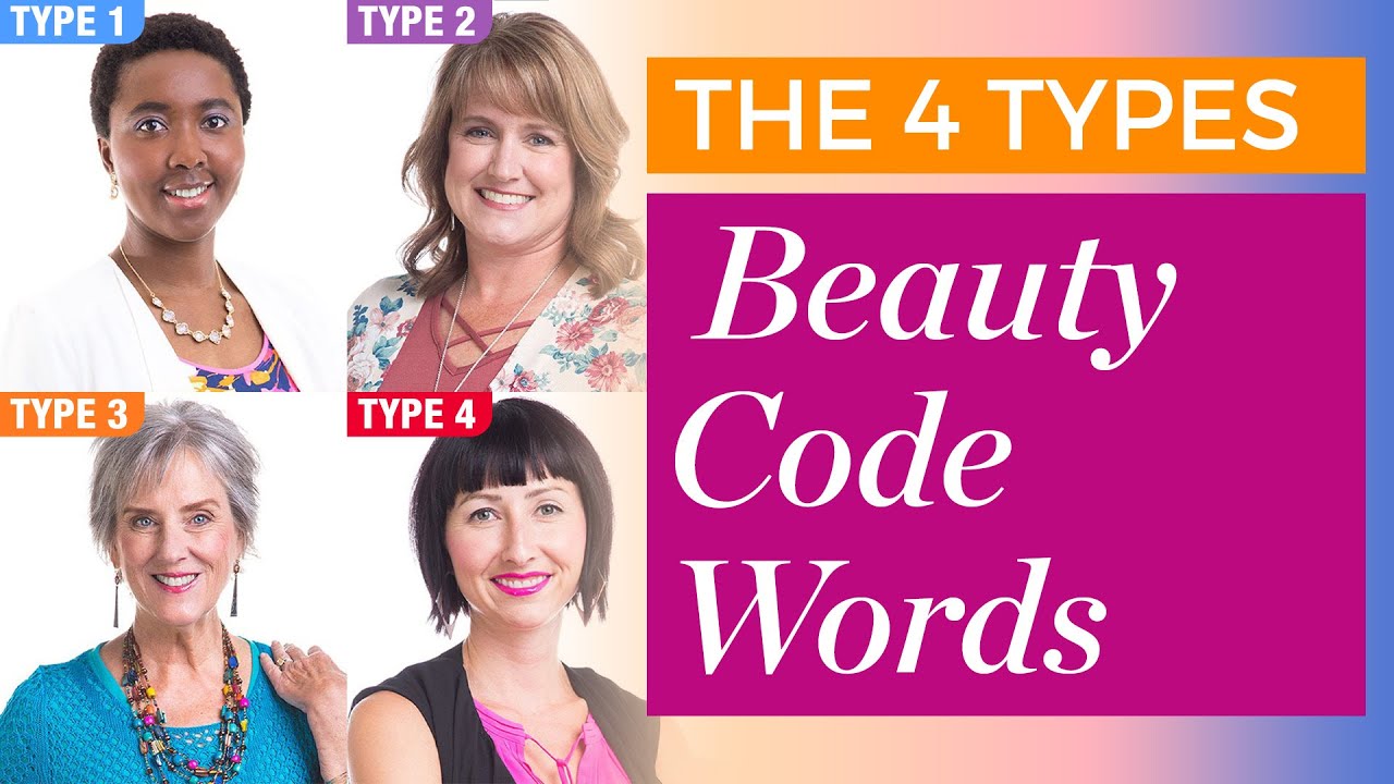 The 4 Types Beauty Code Words | Carol Tuttle - YouTube