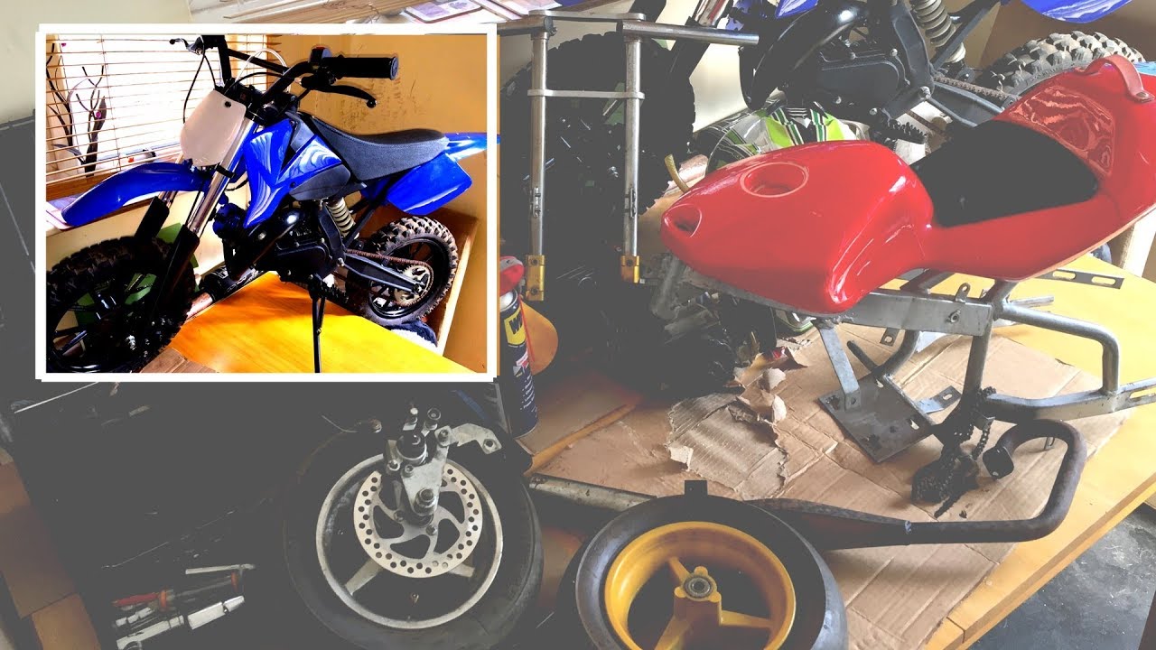 Dirt Bike Project Finished. Mini Rat Bike Build. EP ONE - YouTube