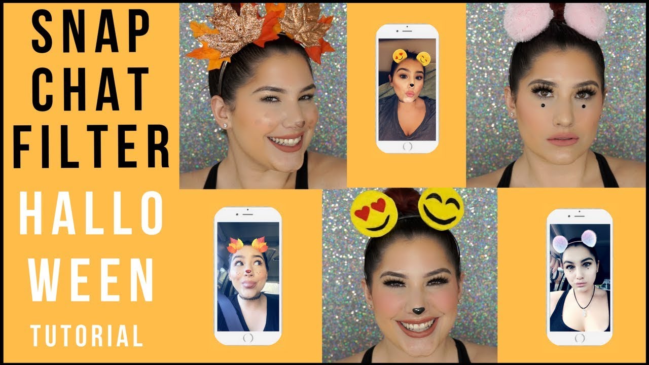 SNAPCHAT FILTER HALLOWEEN MAKEUP TUTORIAL - YouTube