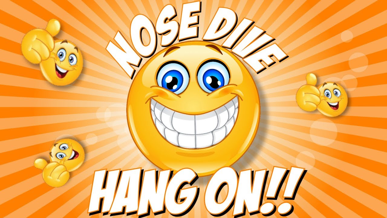 Nose Dive || HANG ON! WE'RE GOING IN!! || A Minute to Win It Challenge ...