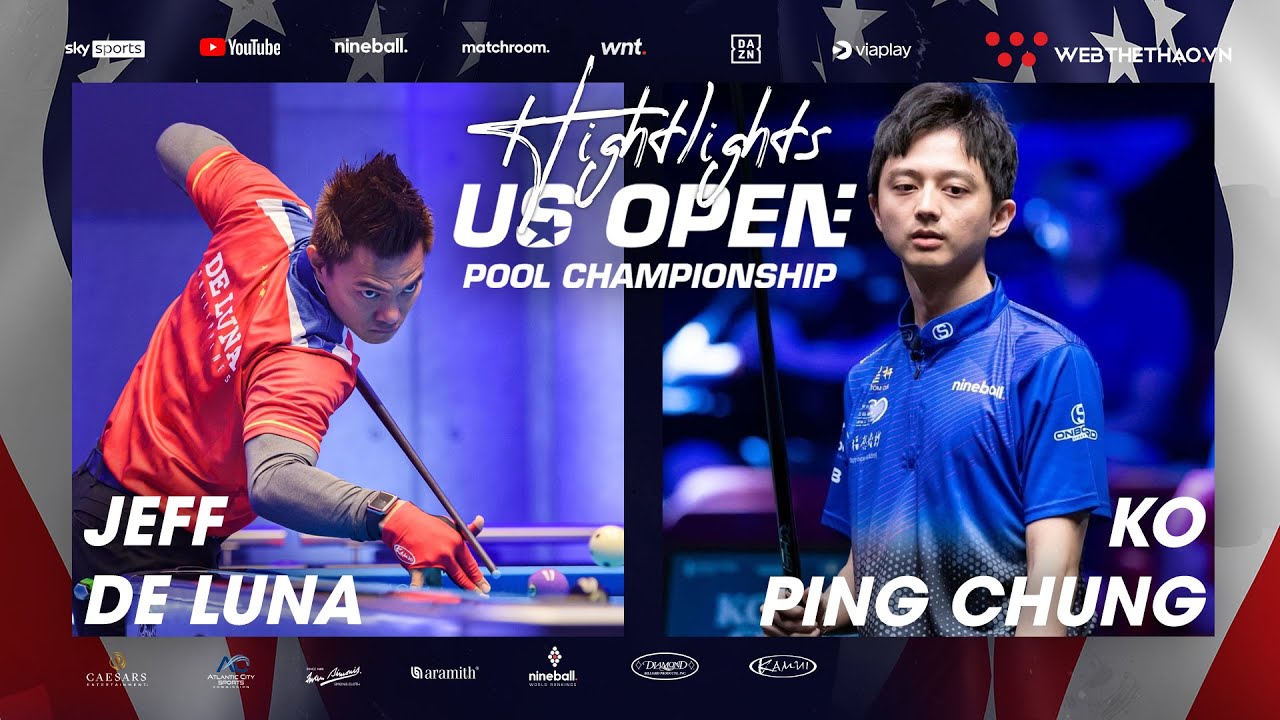 Highlights | Ko Ping Chung vs Jeff de Luna | Giải billards US Open Pool ...