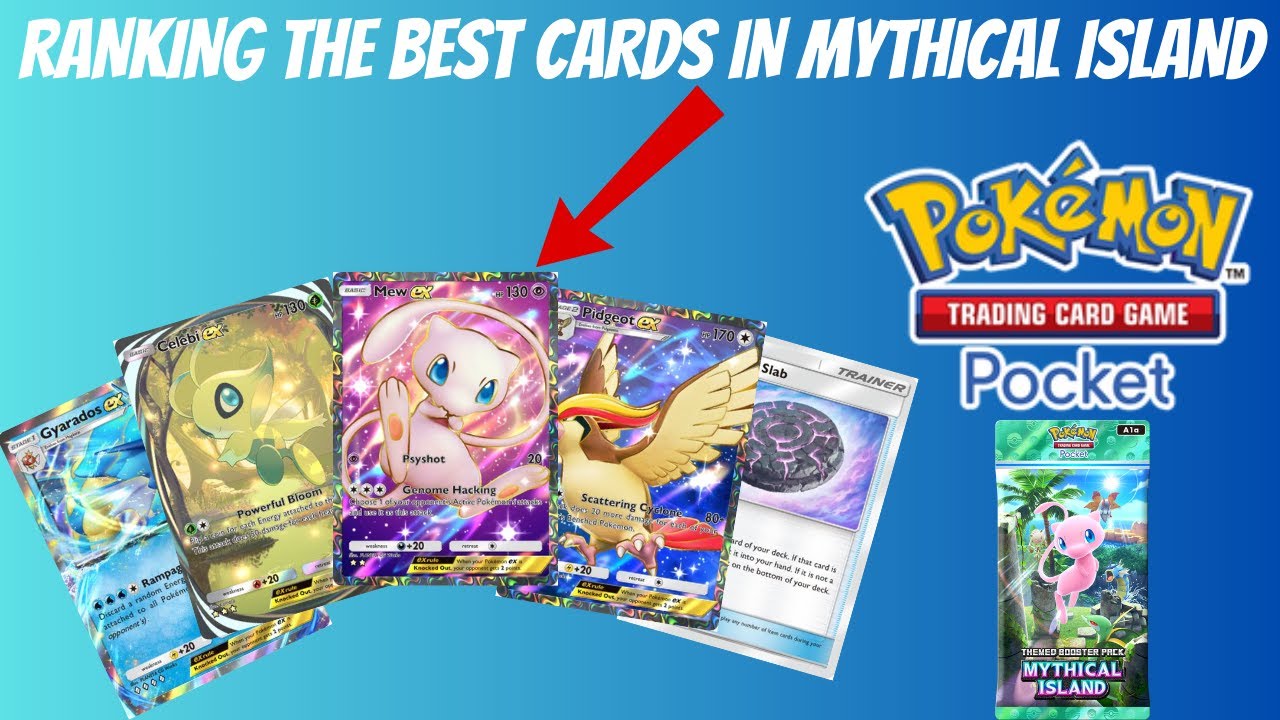 The BEST cards in Mythical Island - Pokemon Pocket - YouTube