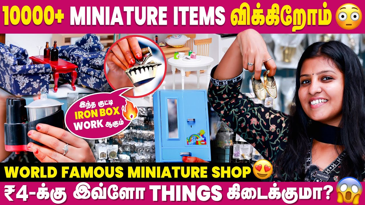 Miniature Products Starting At Rs. 4 😱 | Best Miniature Shop In Chennai ...