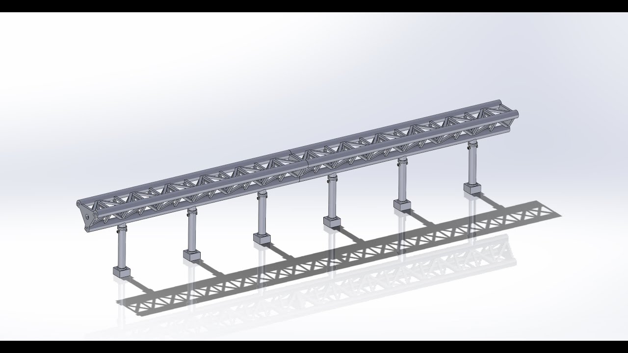 SolidWorks Roller Coaster Track Assembly (Part 2) - YouTube